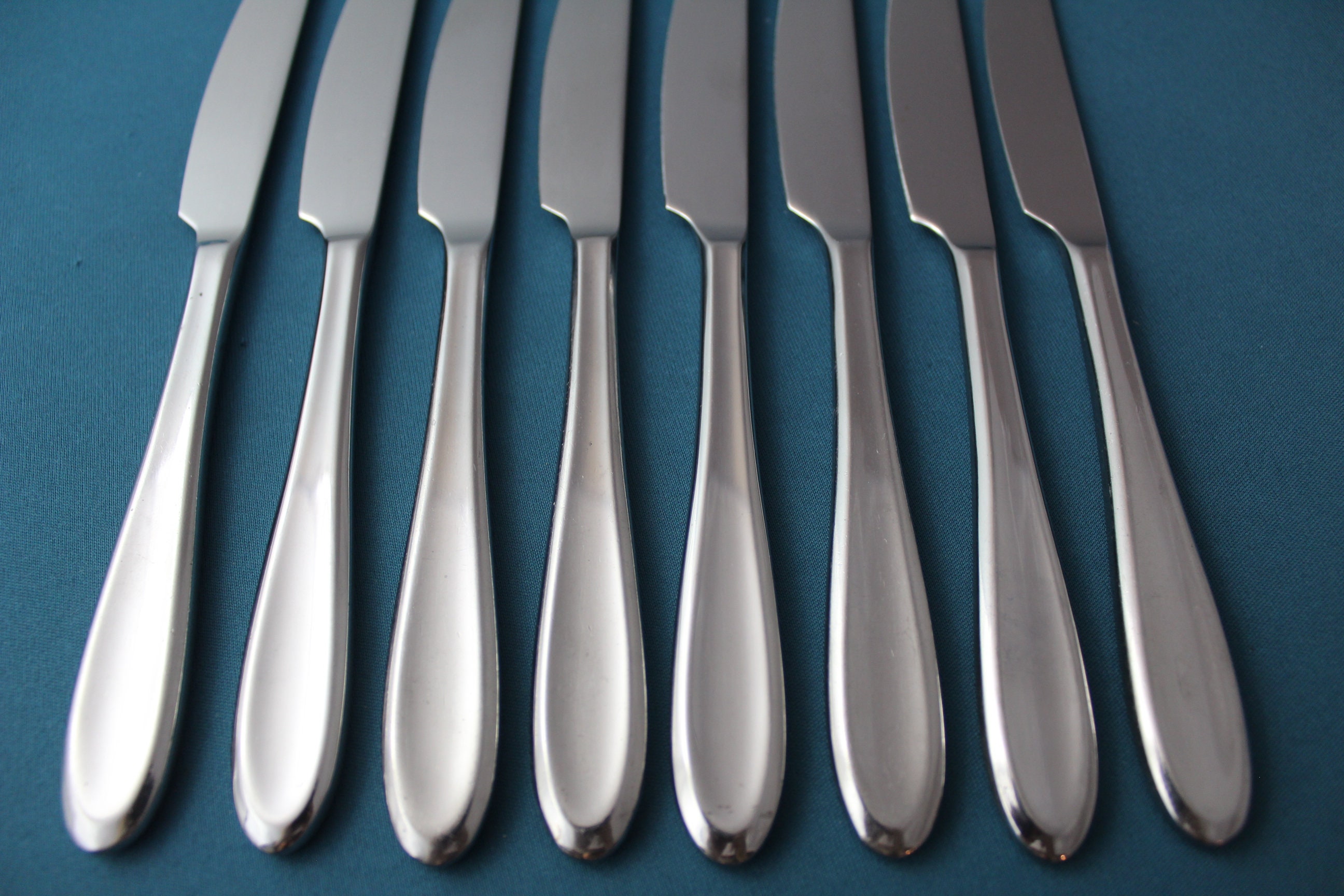 8 Dinner Knives Solid WMF Cromargen ARTISAN Glossy Stainless 9 1/8 - Etsy