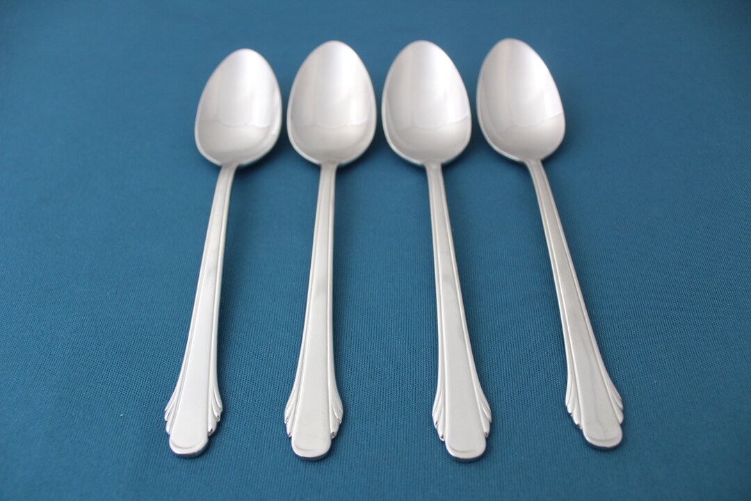 4 Teaspoons Gorham CALAIS Glossy 18/8 Stainless China 6 1/8" - Etsy