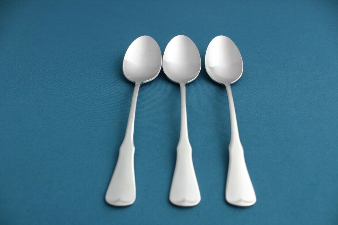 3 Teaspoons Spoons PATRICK HENRY Oneida Community Stainless Flatware 6 ...