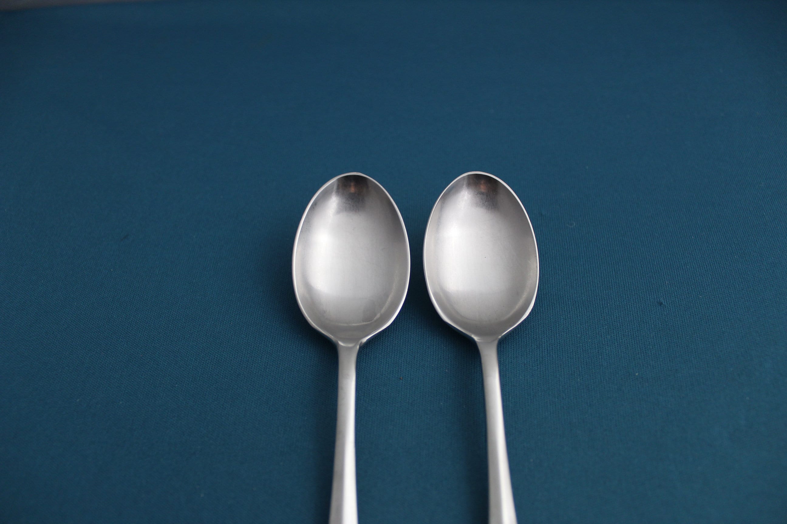 2 Teaspoons Spoons Cooper Bros QUEEN ANNE Satin Stainless England 6" - Etsy