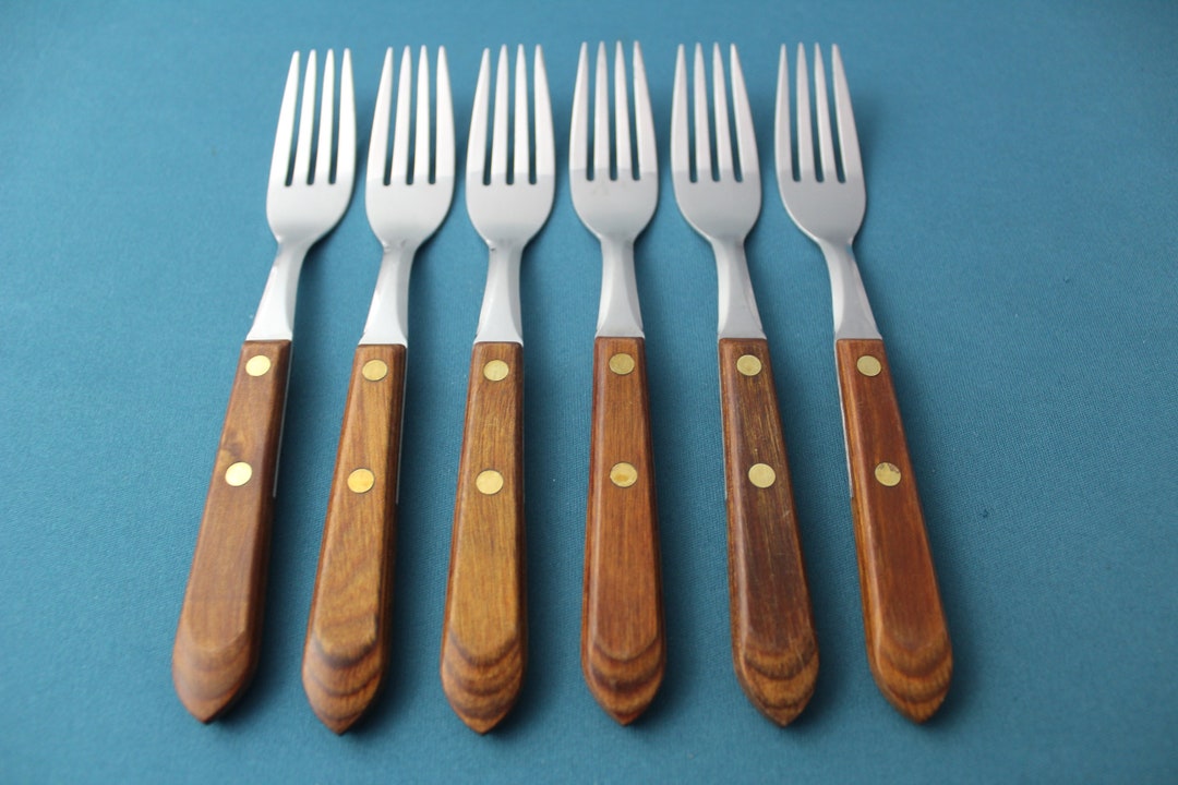 6 Dinner Forks Washington Forge TOWN & COUNTRY Stainless USA 7 1/4" - Etsy