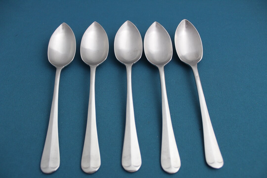 5 Fruit Orange Spoons Cooper Bros QUEEN ANNE Satin Stainless England 5 3/4" - Etsy