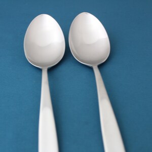 2 Tablespoon Serving Spoons BAVARIA UNF1039 Satin 18/8 Stainless ...