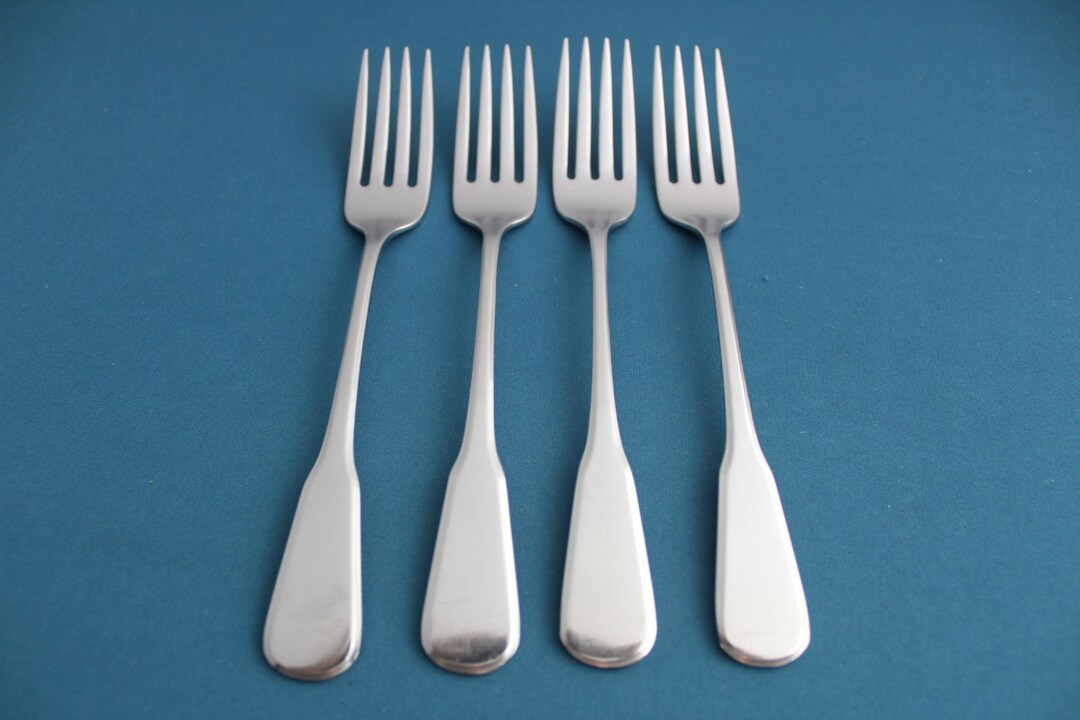 4 Dinner Forks 4-tine Oneida INDEPENDENCE Deluxe Stainless 7 1/4" - Etsy