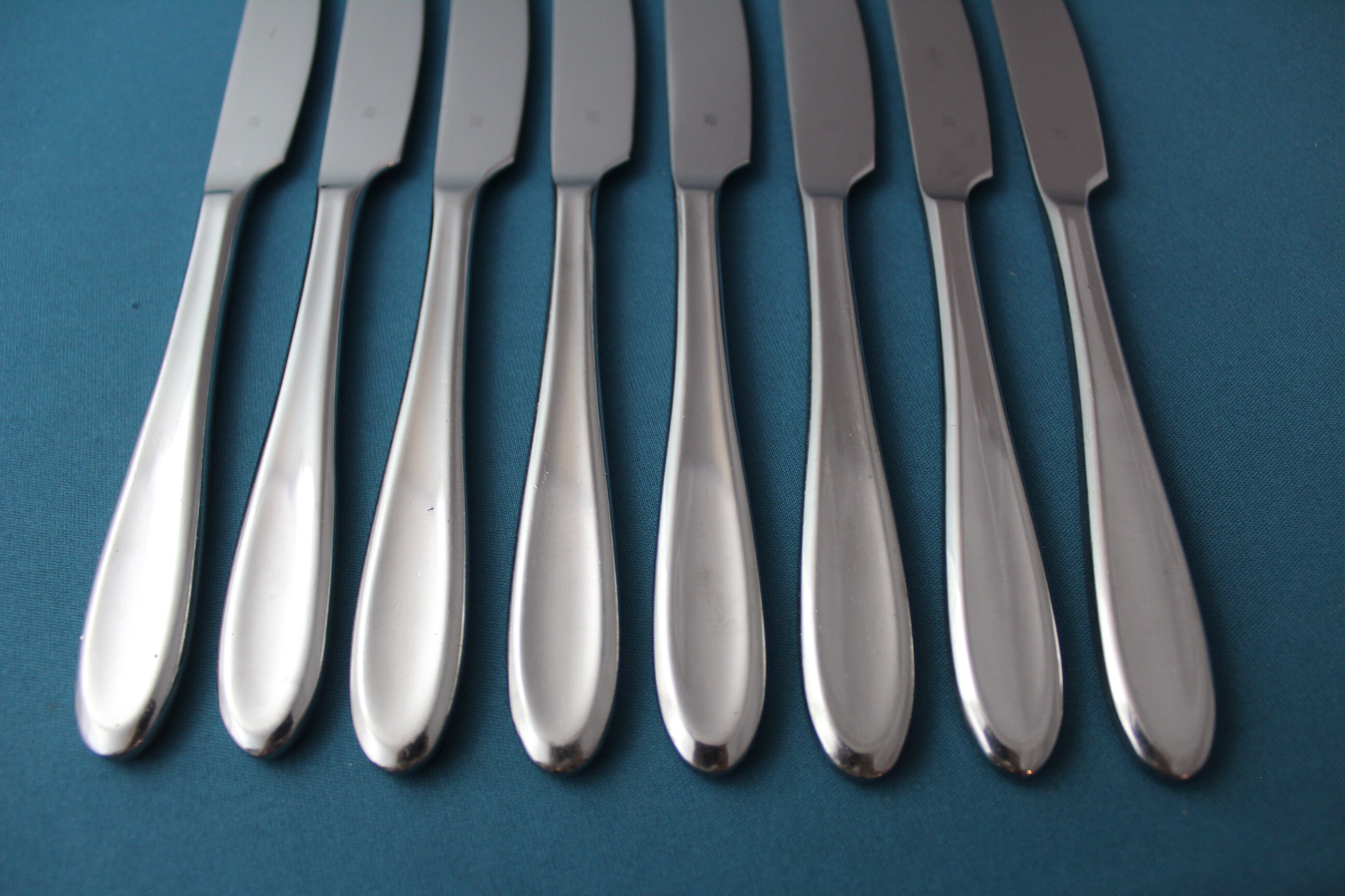 8 Dinner Knives Solid WMF Cromargen ARTISAN Glossy Stainless 9 1/8 - Etsy