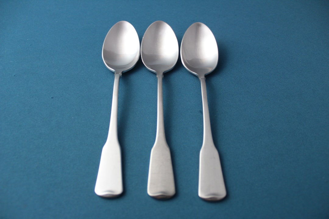 3 Teaspoons Oneida AMERICAN COLONIAL CUBE Satin Stainless 6" - Etsy