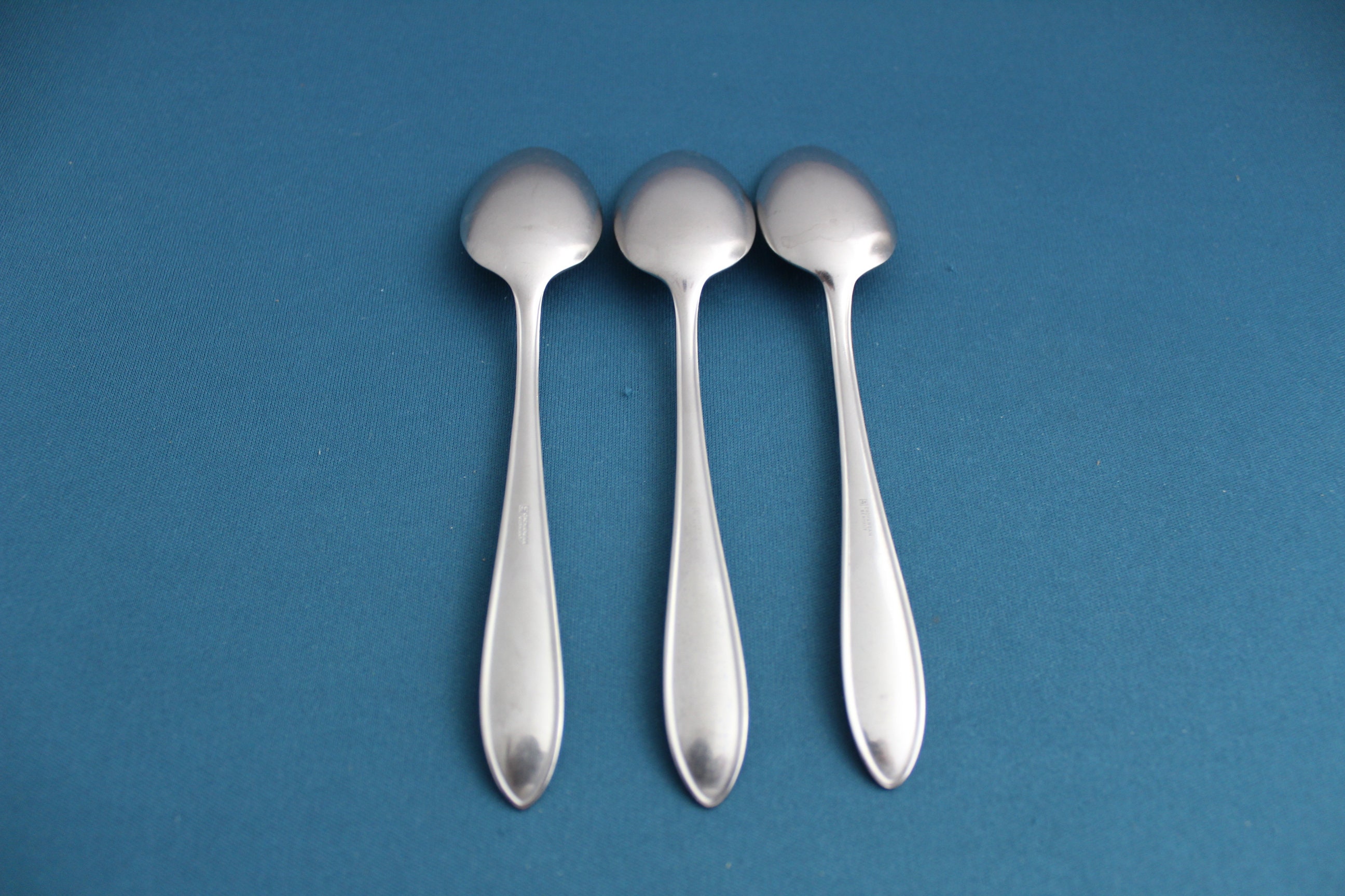 3 Teaspoons WMF Cromargan SHADOWPOINT Germany 6 - Etsy