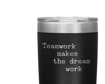 Team Work Makes the Dream Work Mug - Etsy