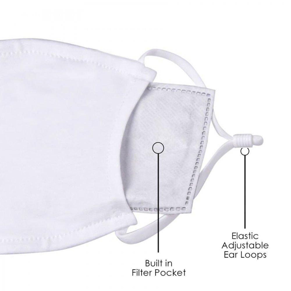 Definitely Not A Mimic Face Mask Novelty Gift 7x5 With Filter Pocket ...