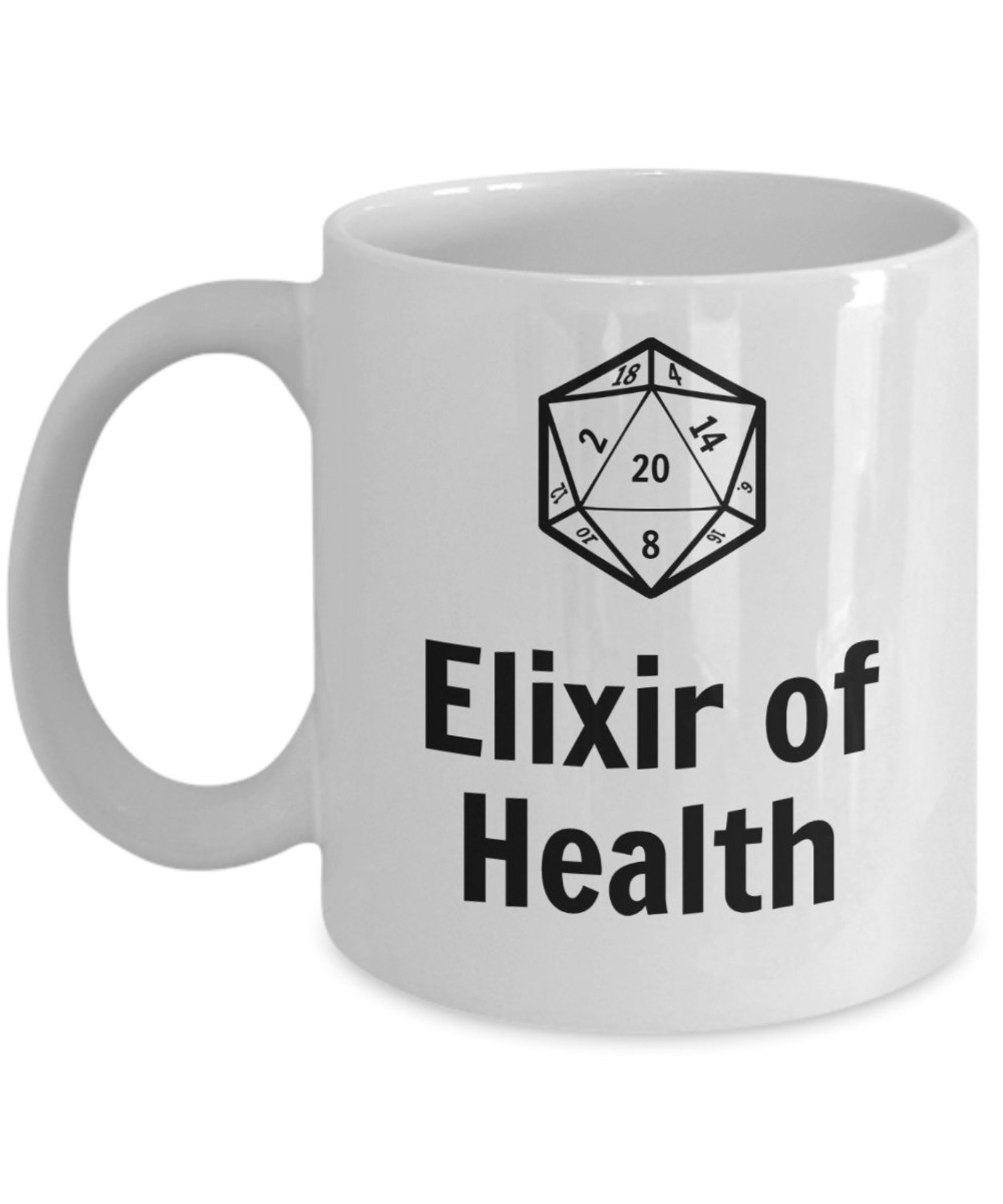 Elixir of Health Mug 11oz 15oz Novelty Gift D&d Mug Dnd Mug - Etsy