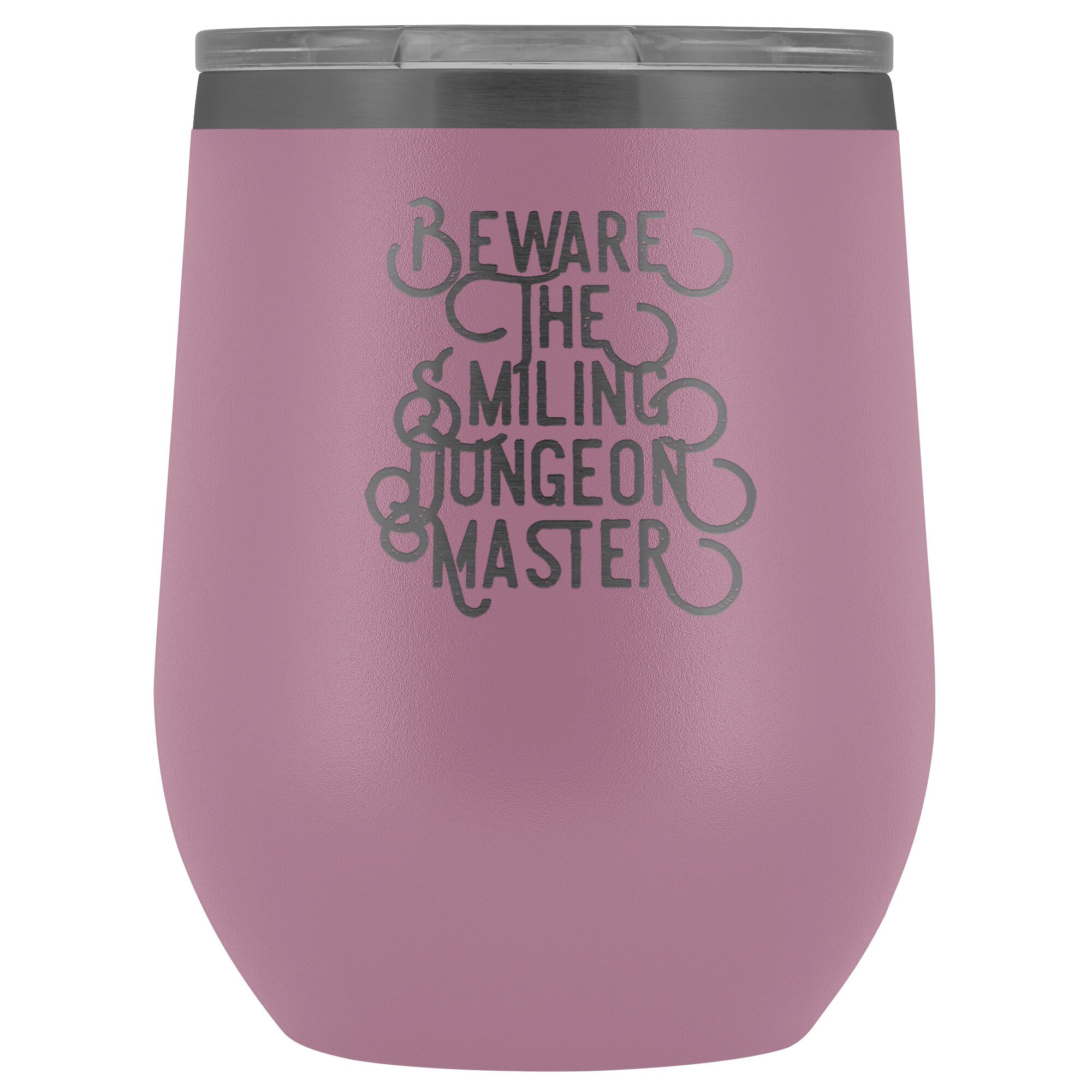 Beware the Smiling Dungeon Master Wine Tumbler 12oz Novelty Gift ...