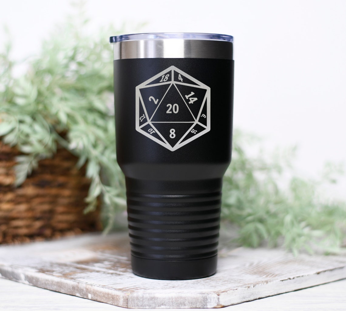 D20 Tumbler 30oz Novelty Gift Dnd Coffee Cup Dnd Cup Dnd - Etsy