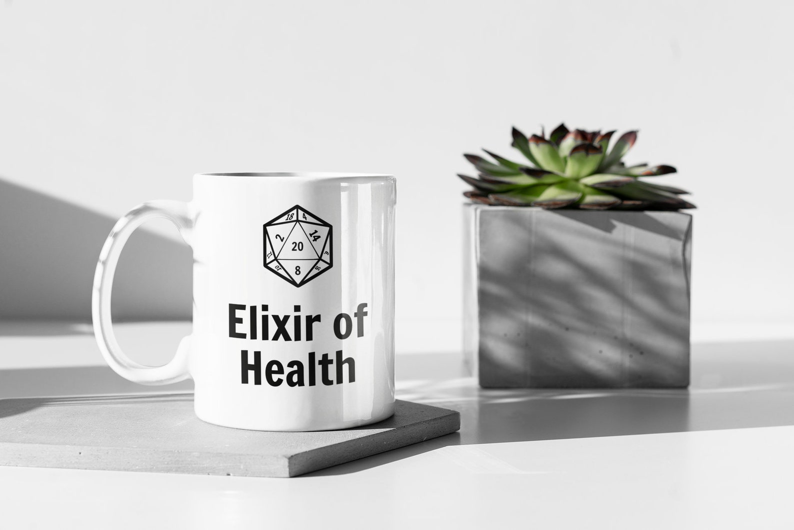 Elixir of Health Mug 11oz 15oz Novelty Gift D&d Mug Dnd Mug Dnd Coffee ...