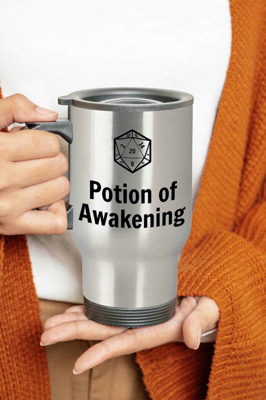 Potion of Awakening Travel Mug 14oz Novelty Gift D&d Travel Mug Dnd ...