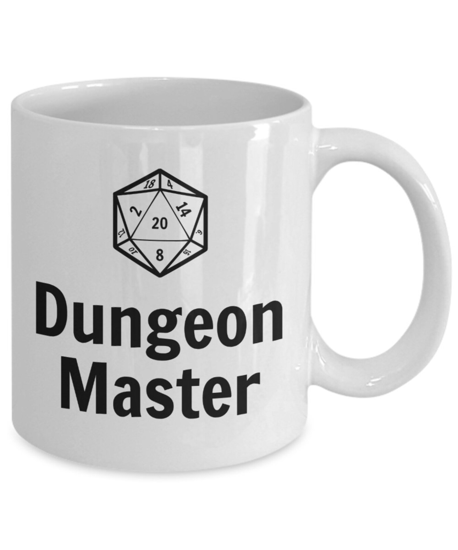 Dungeon Master Mug D20 Dice D&D Mug Dungeons and Dragons Mug Dungeons ...
