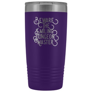 Beware the Smiling Dungeon Master Tumbler 20oz Novelty Gift Dnd Dm ...