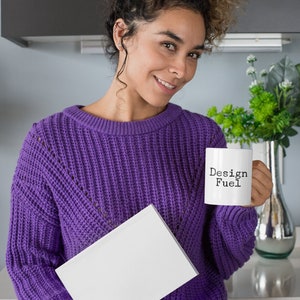 Design Fuel Mug 11oz 15oz Novelty Gift Designer Mug Designer Coffee Mug ...