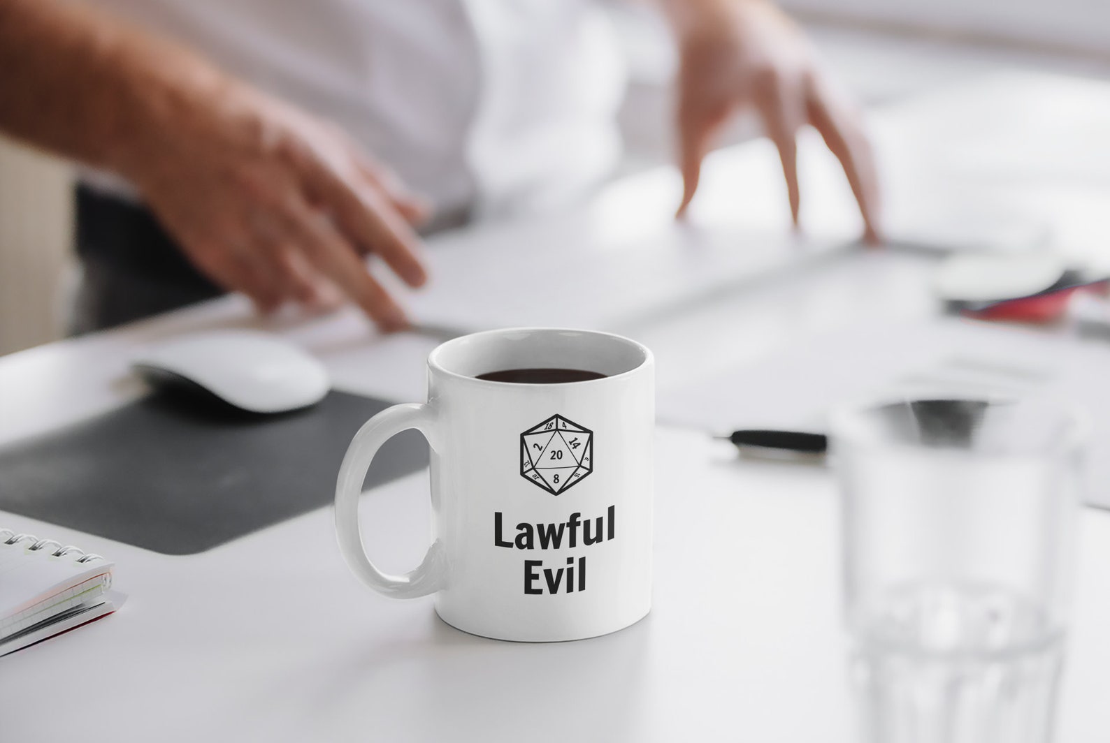 Lawful Evil Mug Obey D20 D&D Mug Dungeons and Dragons Mug Dungeons ...