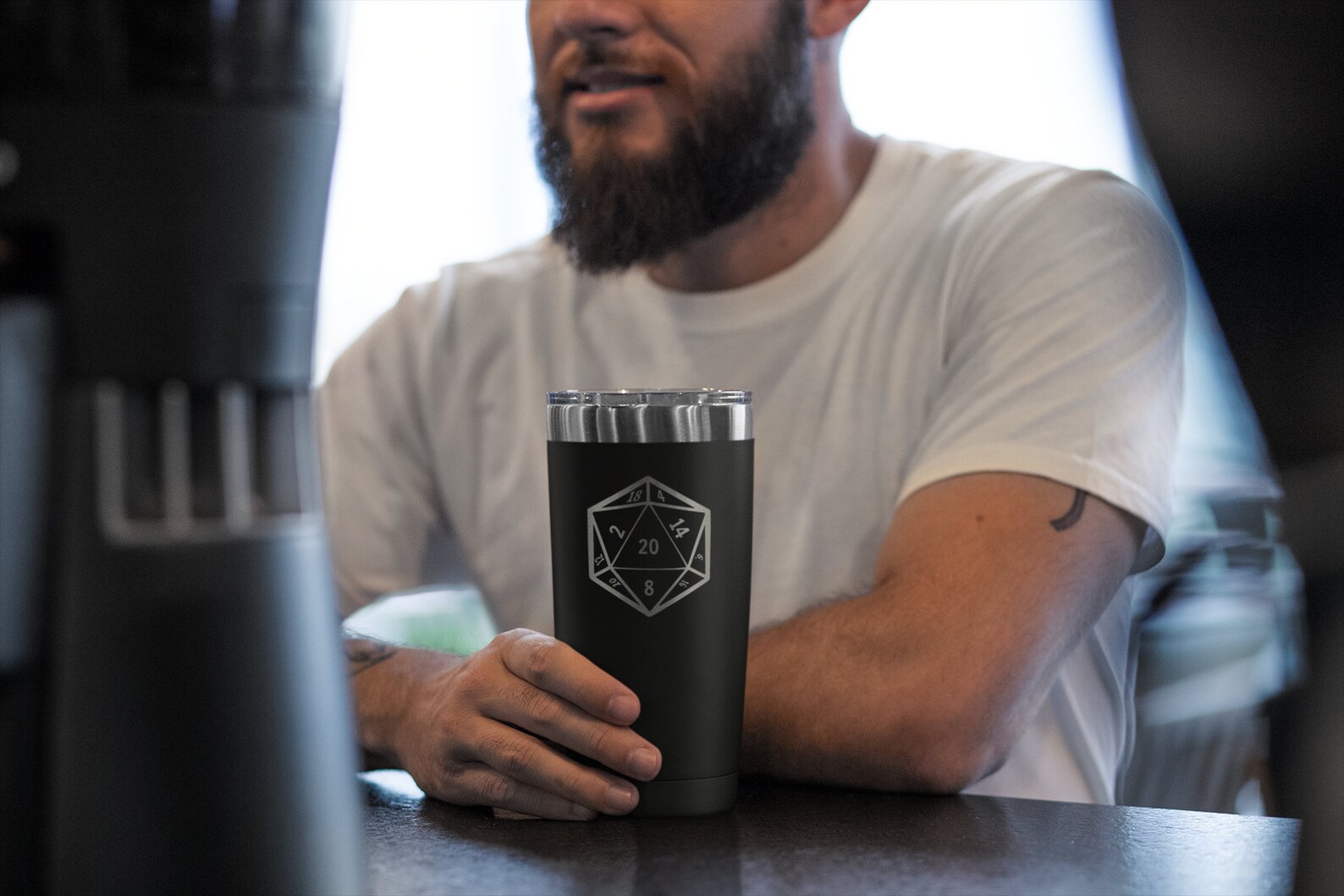 D20 Tumbler 20oz Novelty Gift Dnd Coffee Cup Dnd Cup Dnd Travel Mug Dnd ...