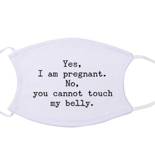 Pregnant Mask - Etsy