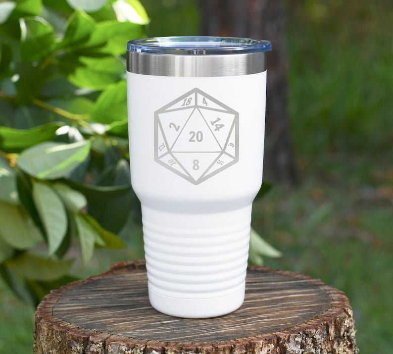 D20 Tumbler 30oz Novelty Gift Dnd Coffee Cup Dnd Cup Dnd Travel Mug Dnd ...