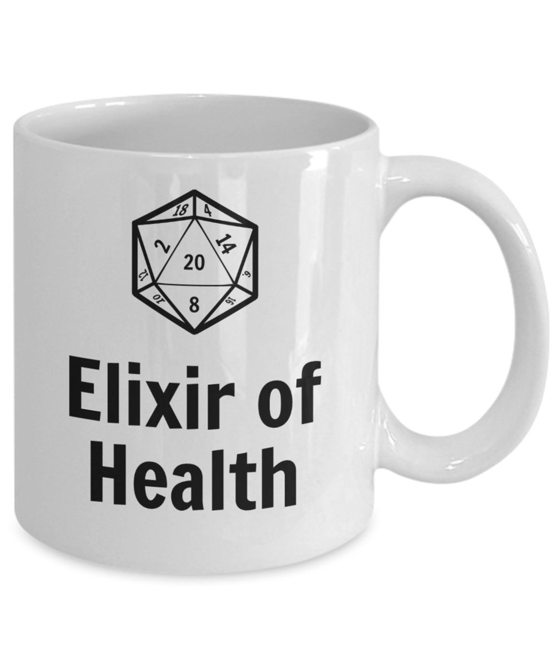 Elixir of Health Mug 11oz 15oz Novelty Gift D&d Mug Dnd Mug - Etsy