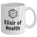 Elixir of Health Mug 11oz 15oz Novelty Gift D&d Mug Dnd Mug Dnd Coffee ...