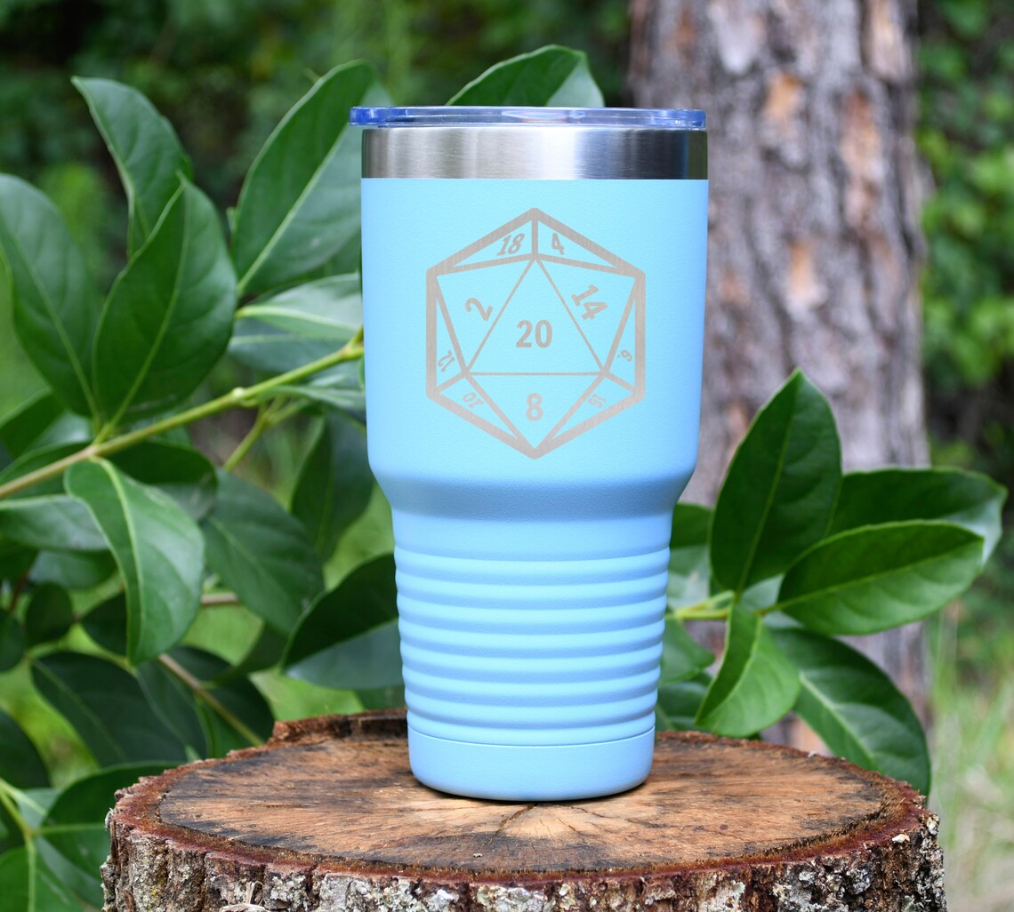 D20 Tumbler 30oz Novelty Gift Dnd Coffee Cup Dnd Cup Dnd - Etsy