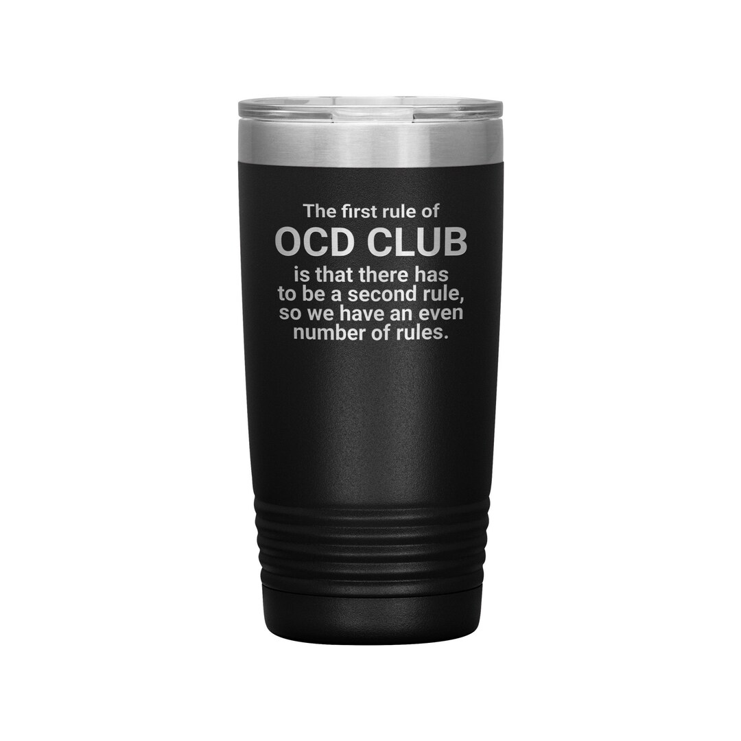 OCD Club Tumbler 20oz 30oz Novelty Gift Ocd Gift Ocd Gifts Ocd - Etsy