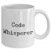 Code Whisperer Mug 11oz 15oz Novelty Gift Coding Coffee Mug I Love ...