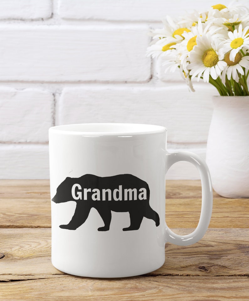Grandma Bear Mug 11oz 15oz Novelty Gift Grandmother Coffee Cup Granny ...