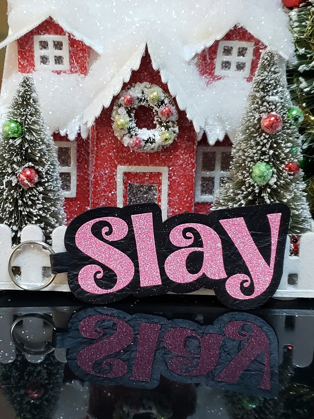 SLAY KEYCHAIN Paint the Town Red From the Bad Bitch Collection Buffy ...