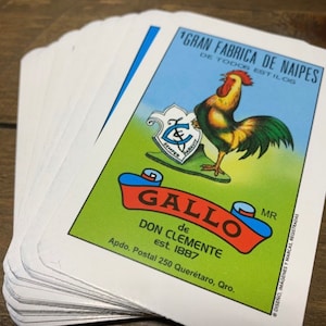 Traditional Original Loteria Bingo Game Deck of Cards - Etsy
