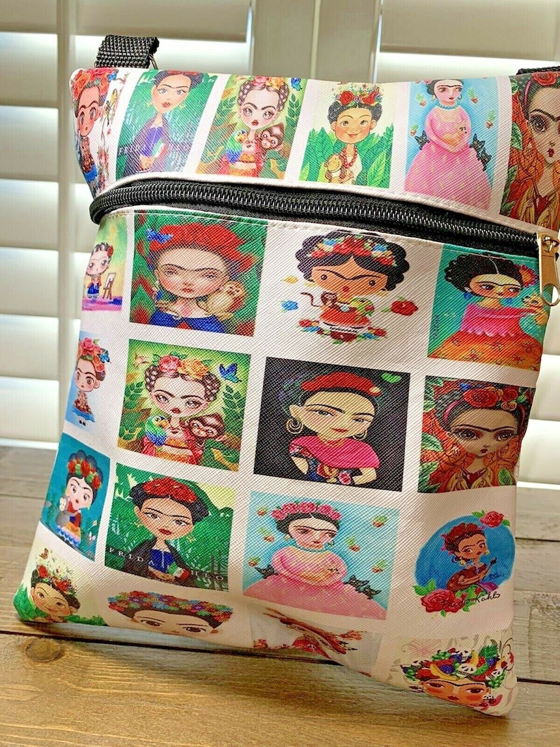 New Frida Kahlo Shoulder Bag, Frida Crossbody Bag Mexican Artist ...