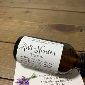 ANTI-NAUSEA Diffuser Spray, Aromatherapy, Anti-nausea Oil, Morning ...