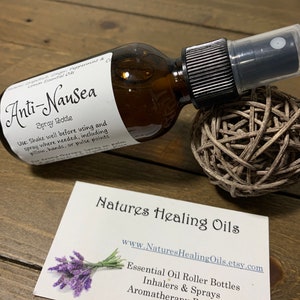 ANTI-NAUSEA Diffuser Spray, Aromatherapy, Anti-nausea Oil, Morning ...