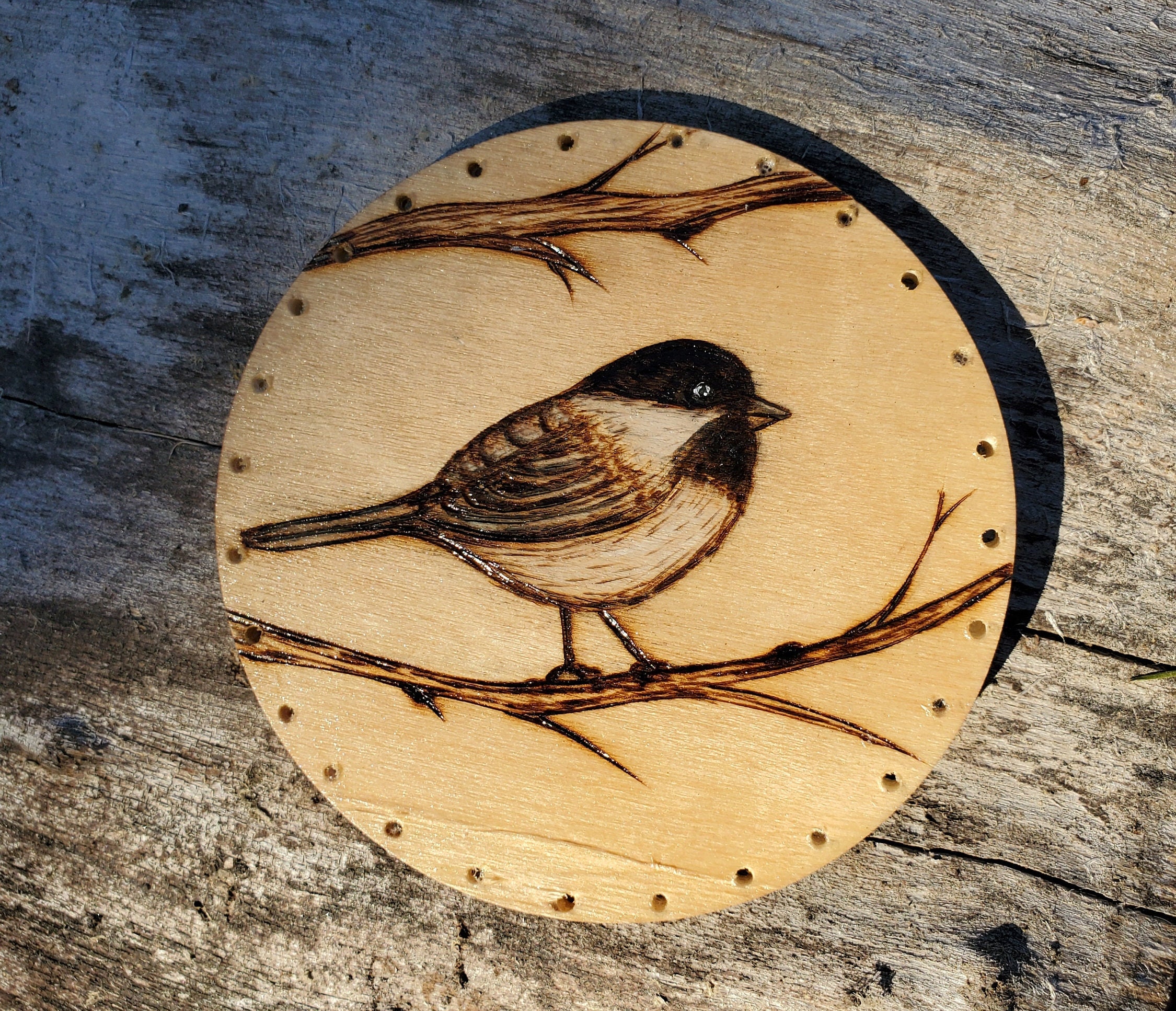 Woodburned Basket Bases Pine Needle Coiling Weaving - Etsy