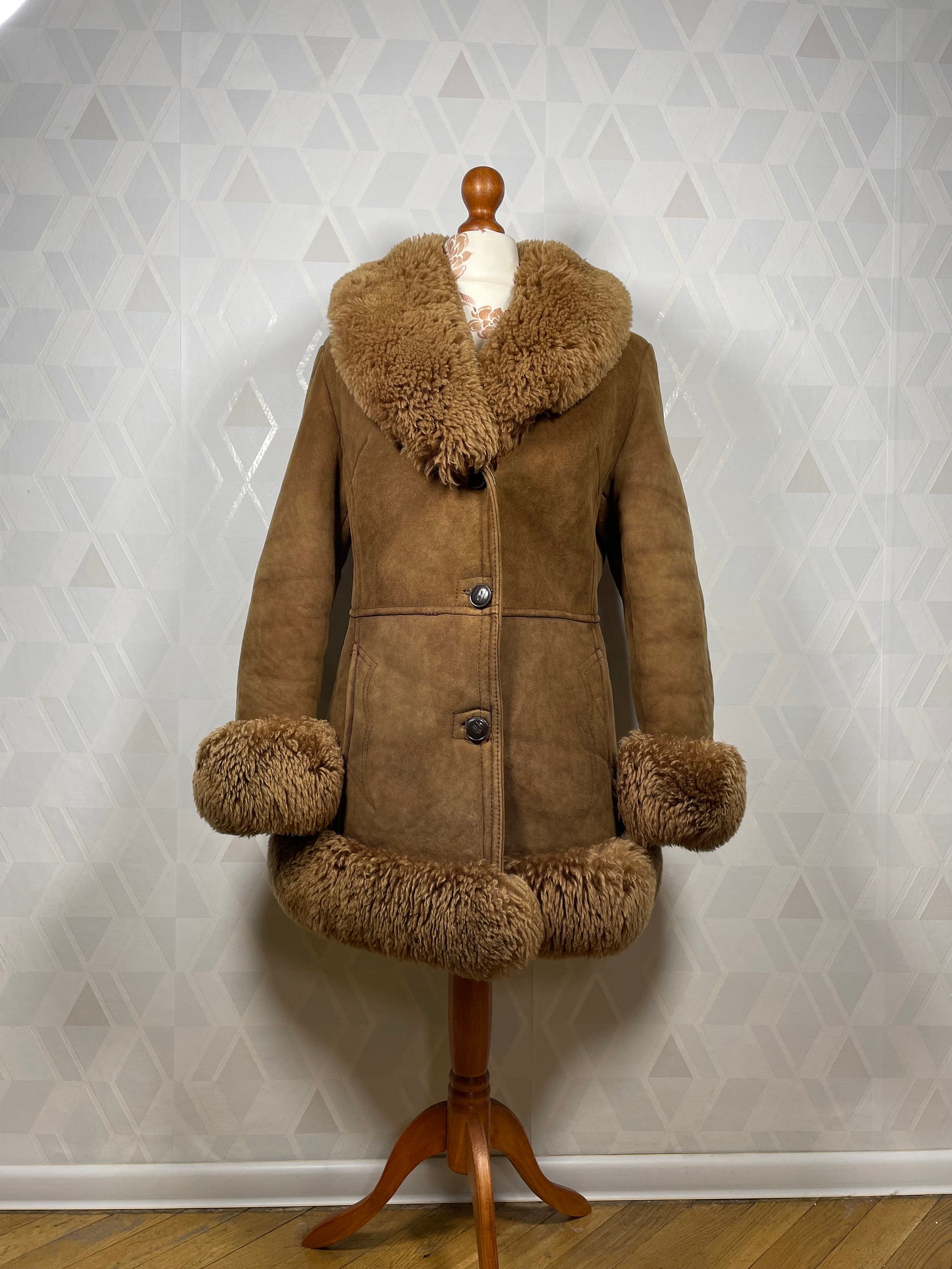 Real 70s Vintage Penny Lane Coat Magnificent Afgan Shearling - Etsy