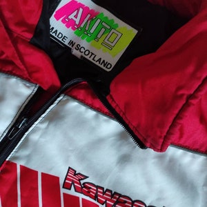 Kurtka Motocyklowa Akito Made in Scotland Kawasaki Race Team * - Etsy