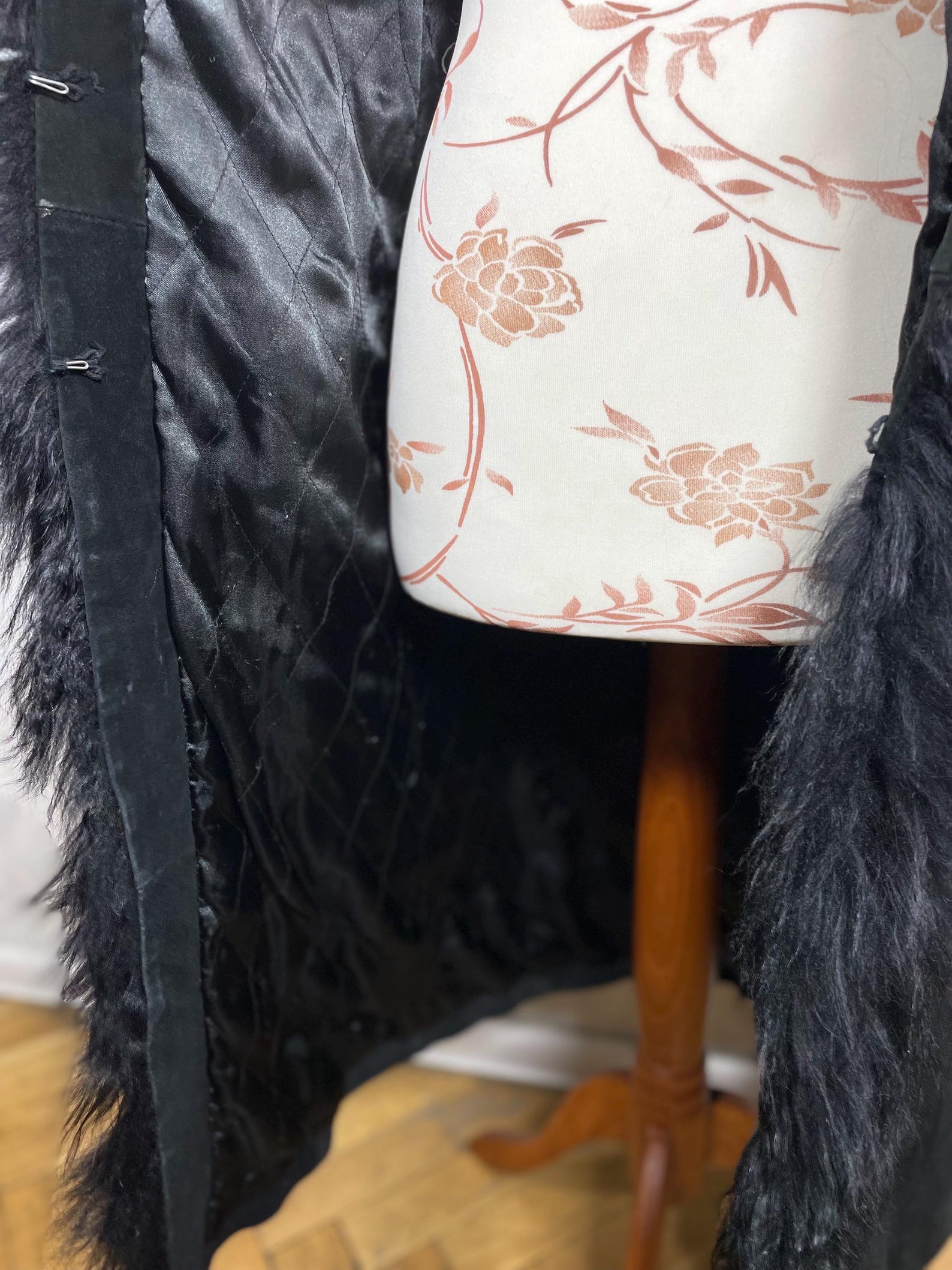 Vintage Penny Lane Long Suede and Real Mongolian Fur Afgan Real Leather ...