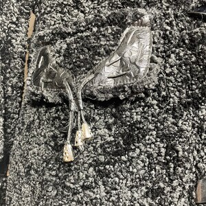 Vintage 80s Penny Lane Real Mongolian Fur and Bukle Meterial Jacket ...