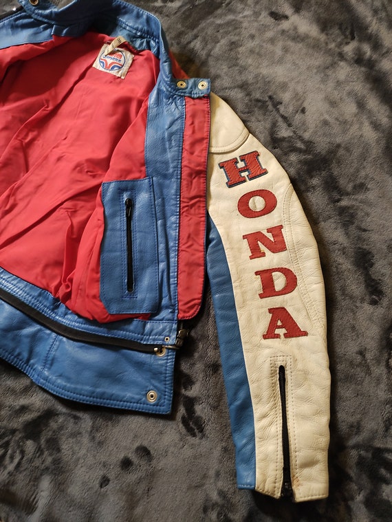 SALE /// Vintage * Motorcycle Honda Suit EuroLeaders … - Gem