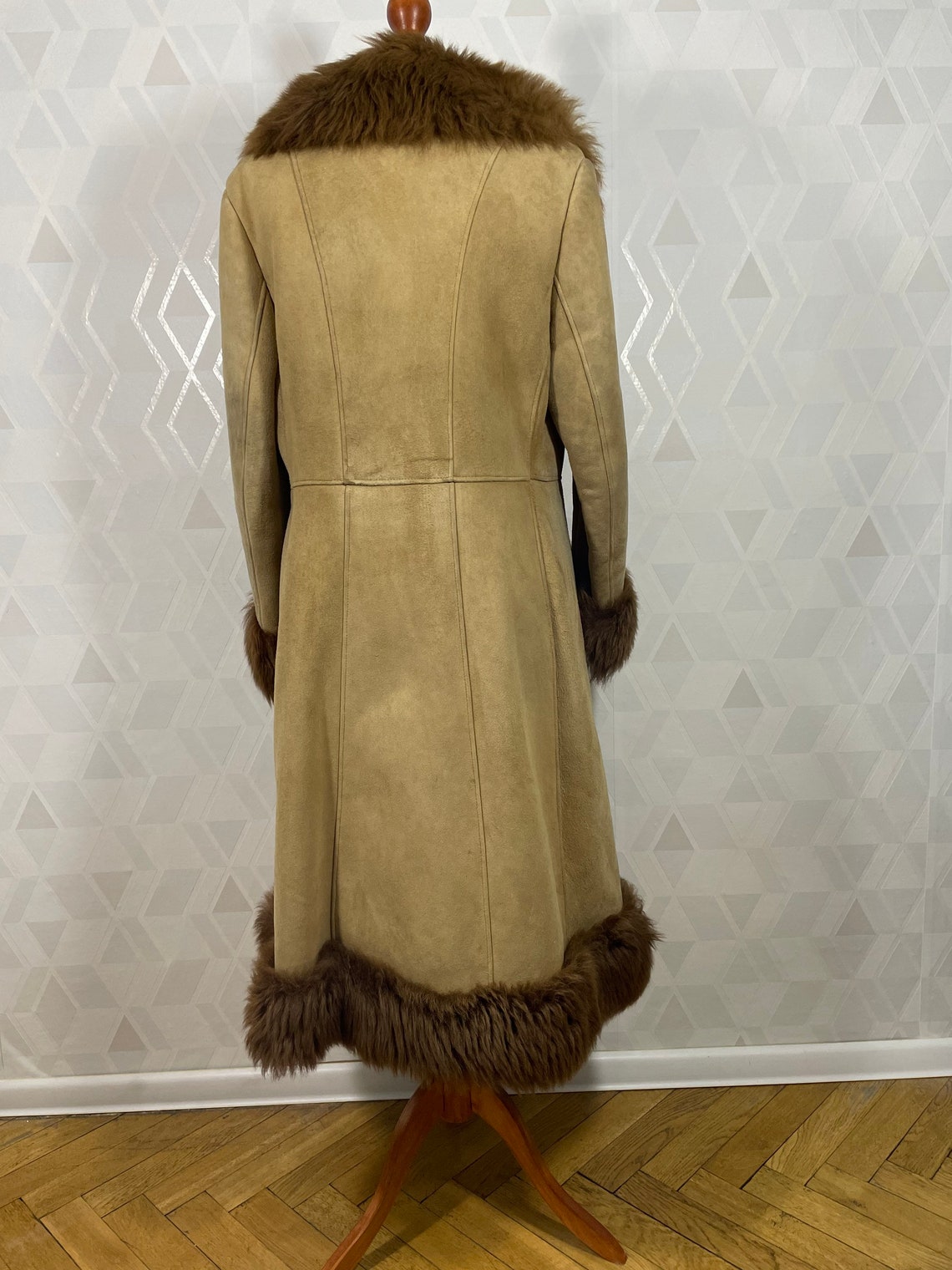 Vintage Sheepskin Coat Penny Lane Suede Shearling Coat Shearl - Etsy