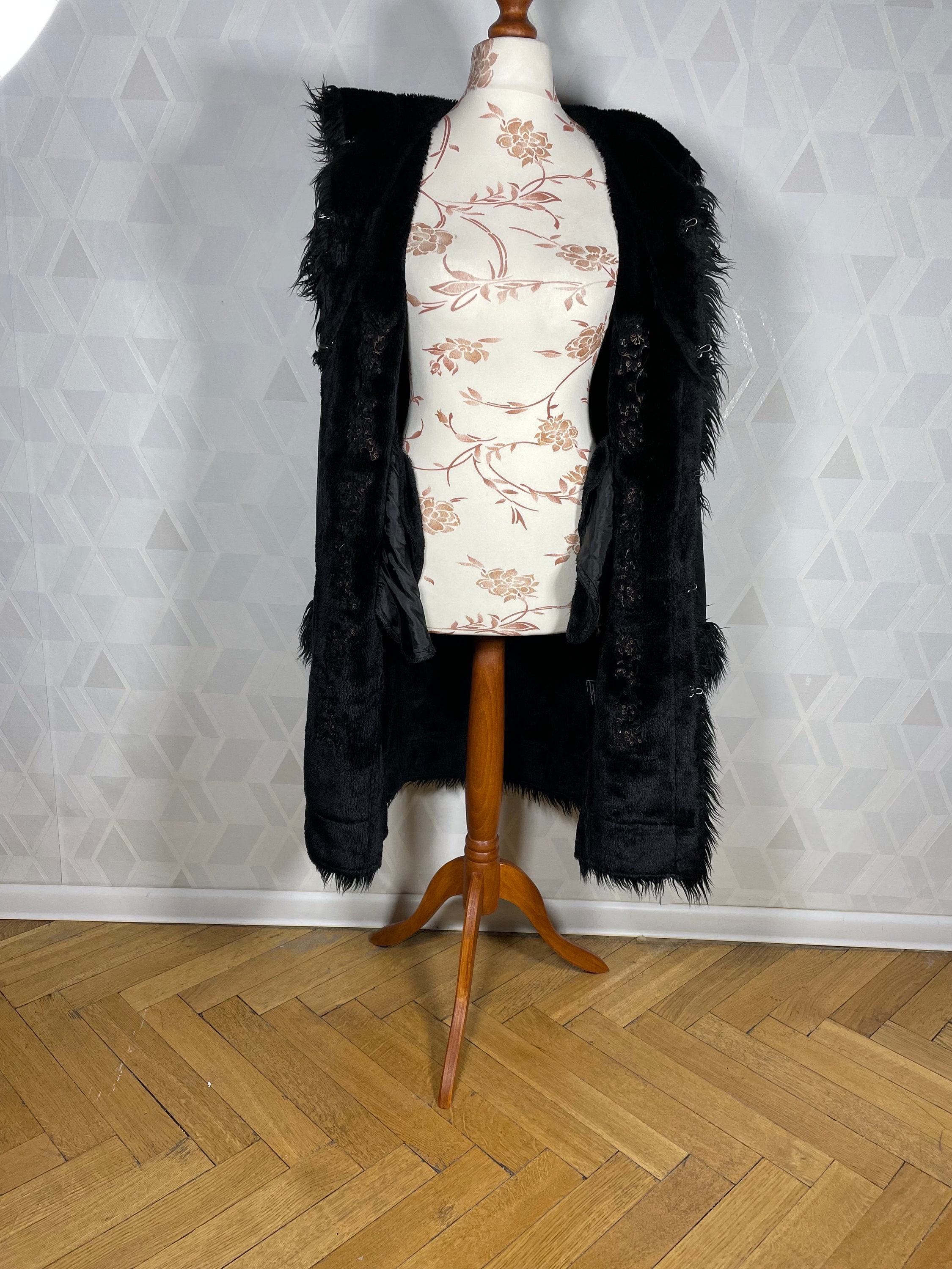 Magical Penny Lane Coat With Hood Faux Fur 70s Inspired Magical Penny Lane Coat With Hood Faux Fur 70s Inspired