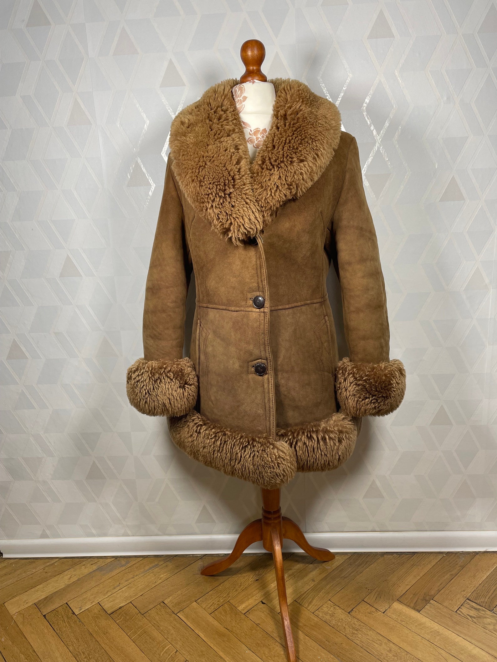 Real 70s Vintage Penny Lane Coat Magnificent Afgan Shearling - Etsy