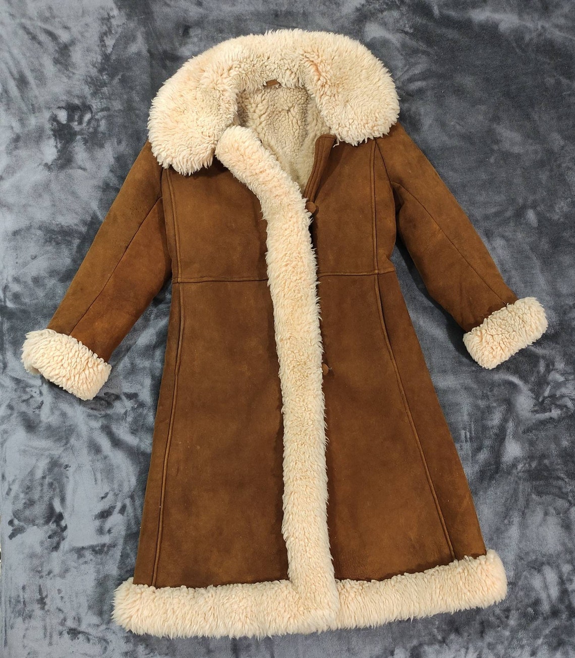 Vintage Rare 60s/70s Shearling Sheepskin Princess Coat. Very - Etsy
