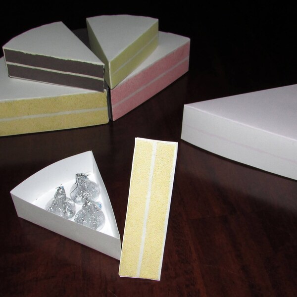 Cake Slice Box - Etsy