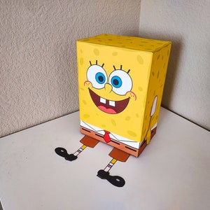 Cartoon Character Paper Box - Digital File - Etsy