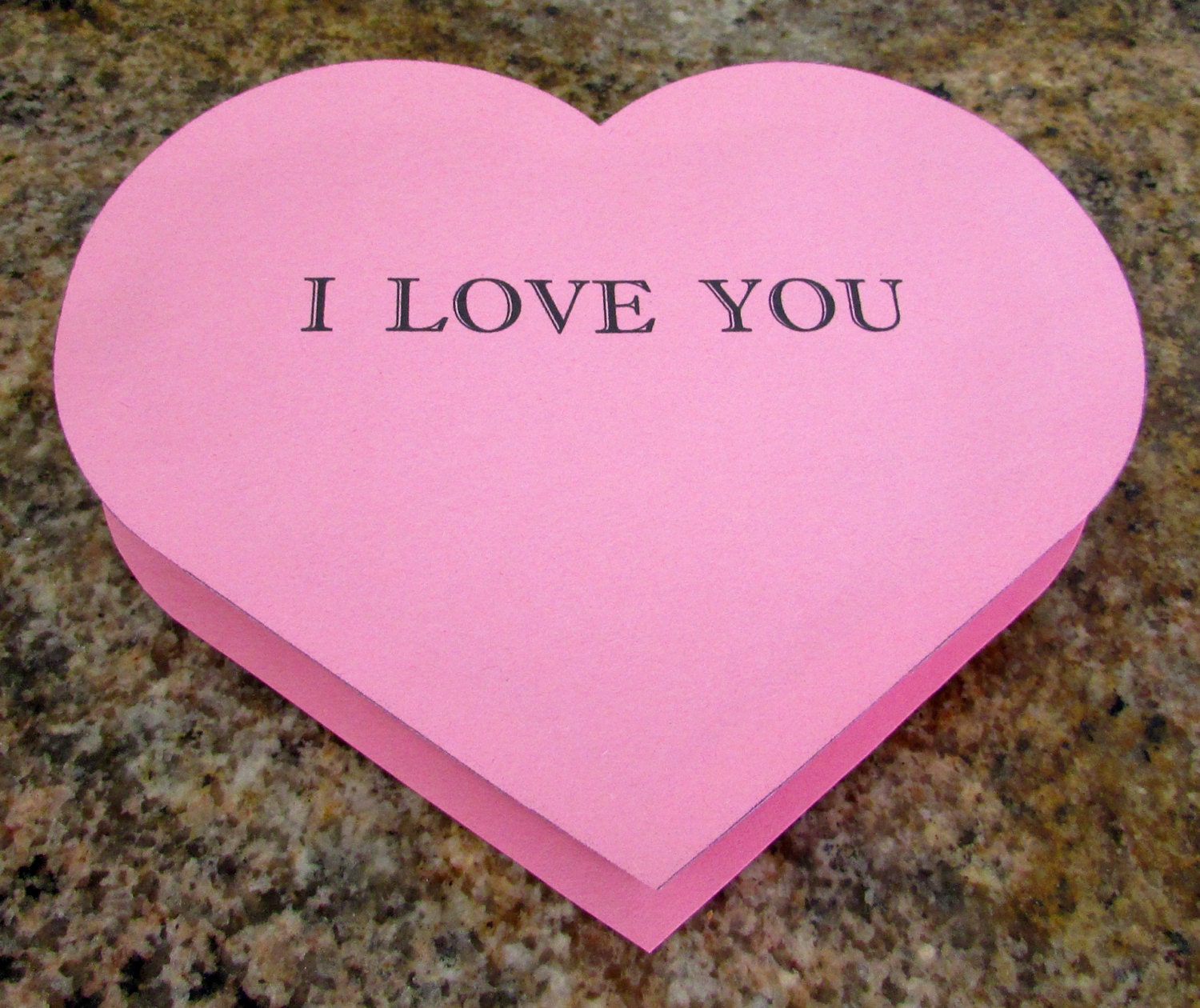 Heart Box: DIY Printable PDF With Editable Text - Etsy