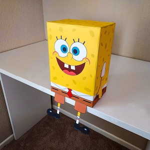 Cartoon Character Paper Box - Digital File - Etsy